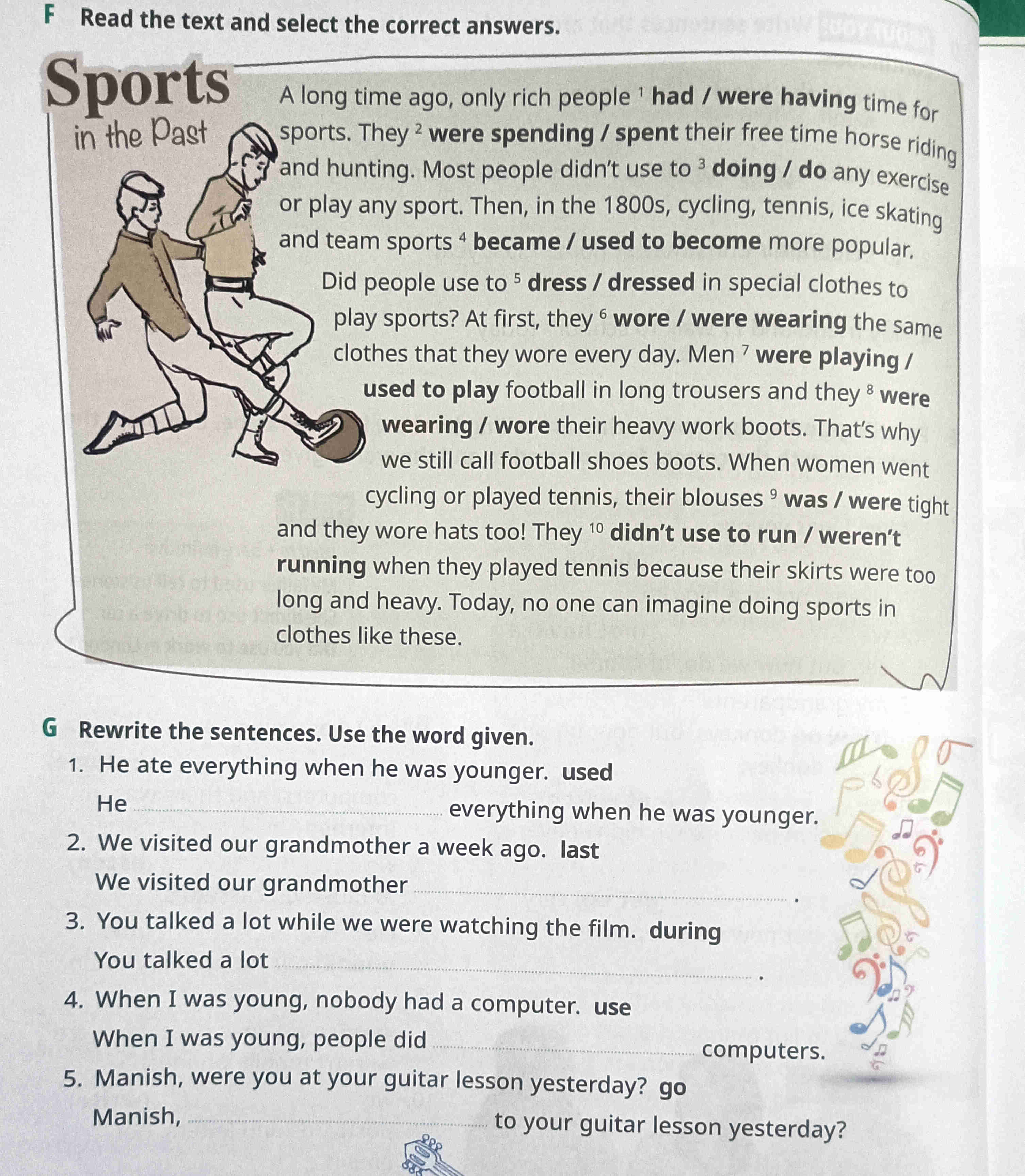 F Read the text and select the correct | StudyX