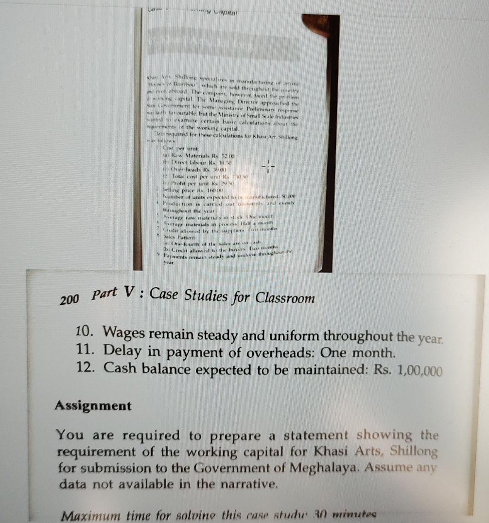 You are required to prepare a statement | StudyX