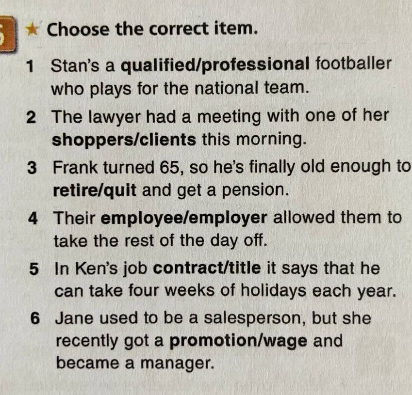 Choose the correct item. 1 Stan's a | StudyX