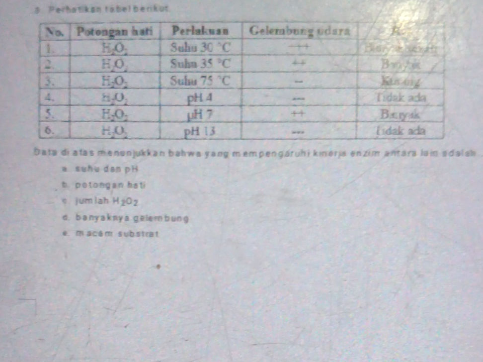 3. Perhatikan tabel berikut. | No. | | StudyX