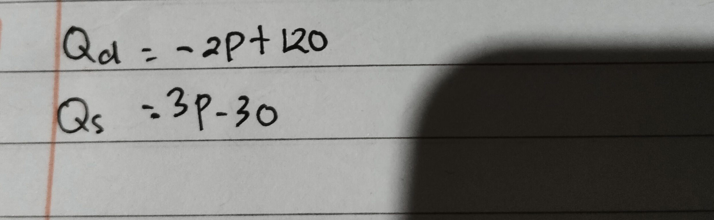 Find Equilibrium Price and Quantity | StudyX