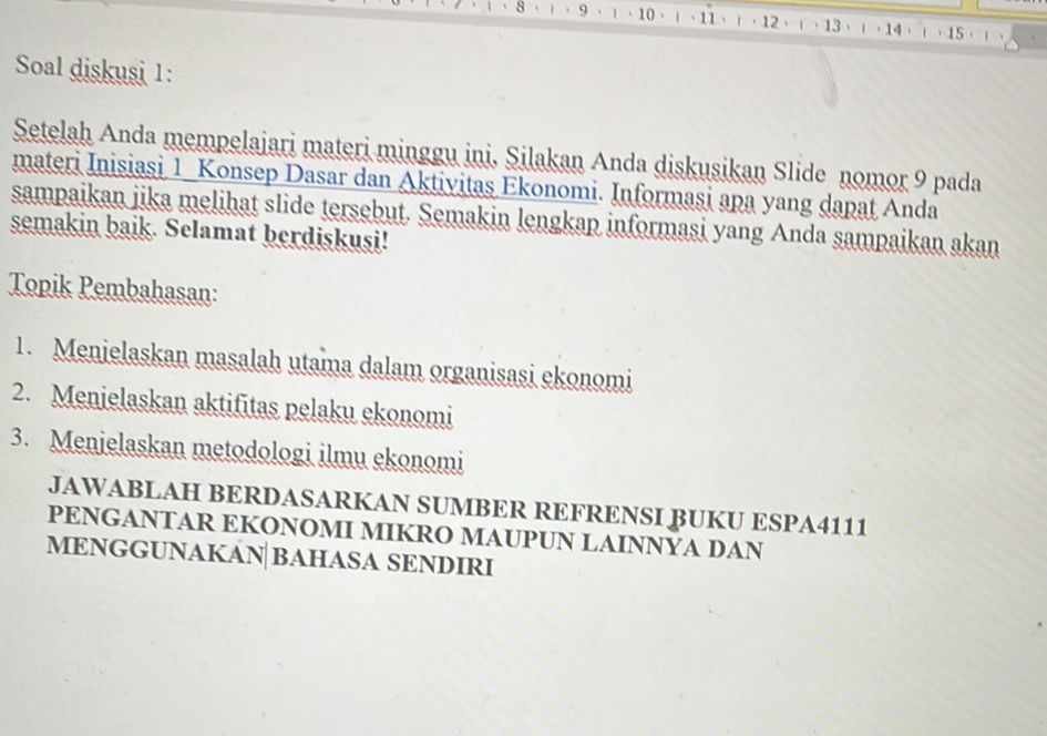 Soal diskusi 1: Setelah Anda mempelajari | StudyX