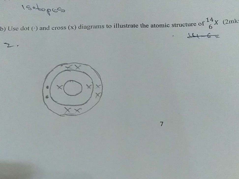 (b) Use dot (•) and cross (x) diagrams to | StudyX