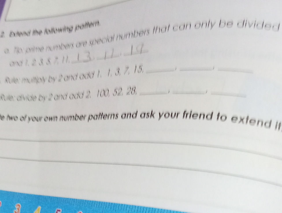 2. Extend the following pattern. a. To | StudyX
