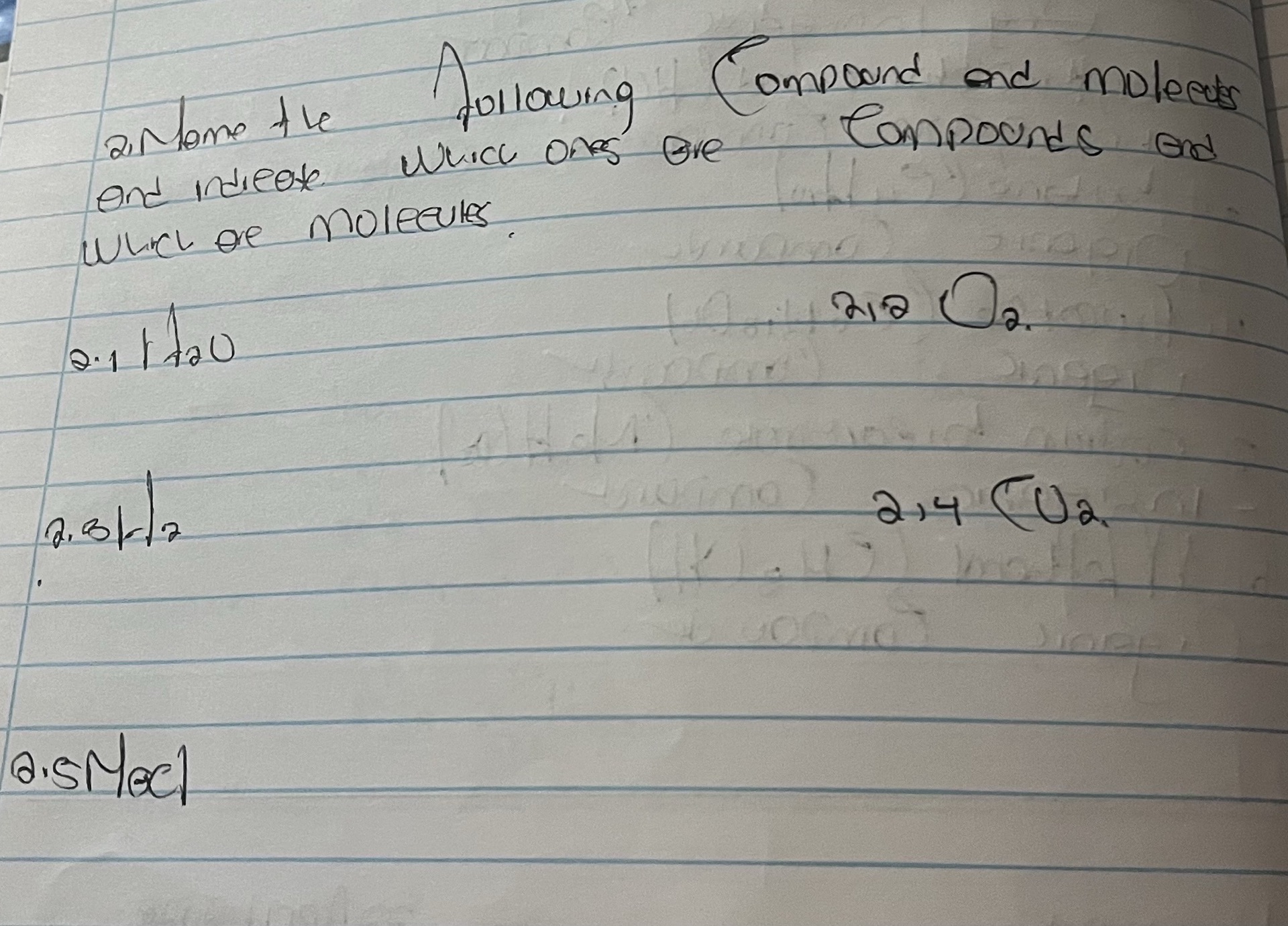 2. Name the following compounds and | StudyX
