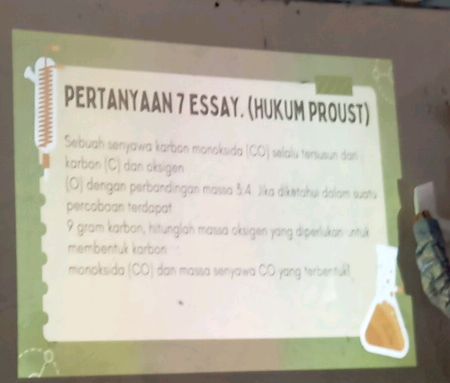PERTANYAAN 7 ESSAY. (HUKUM PROUST) Sebuah | StudyX