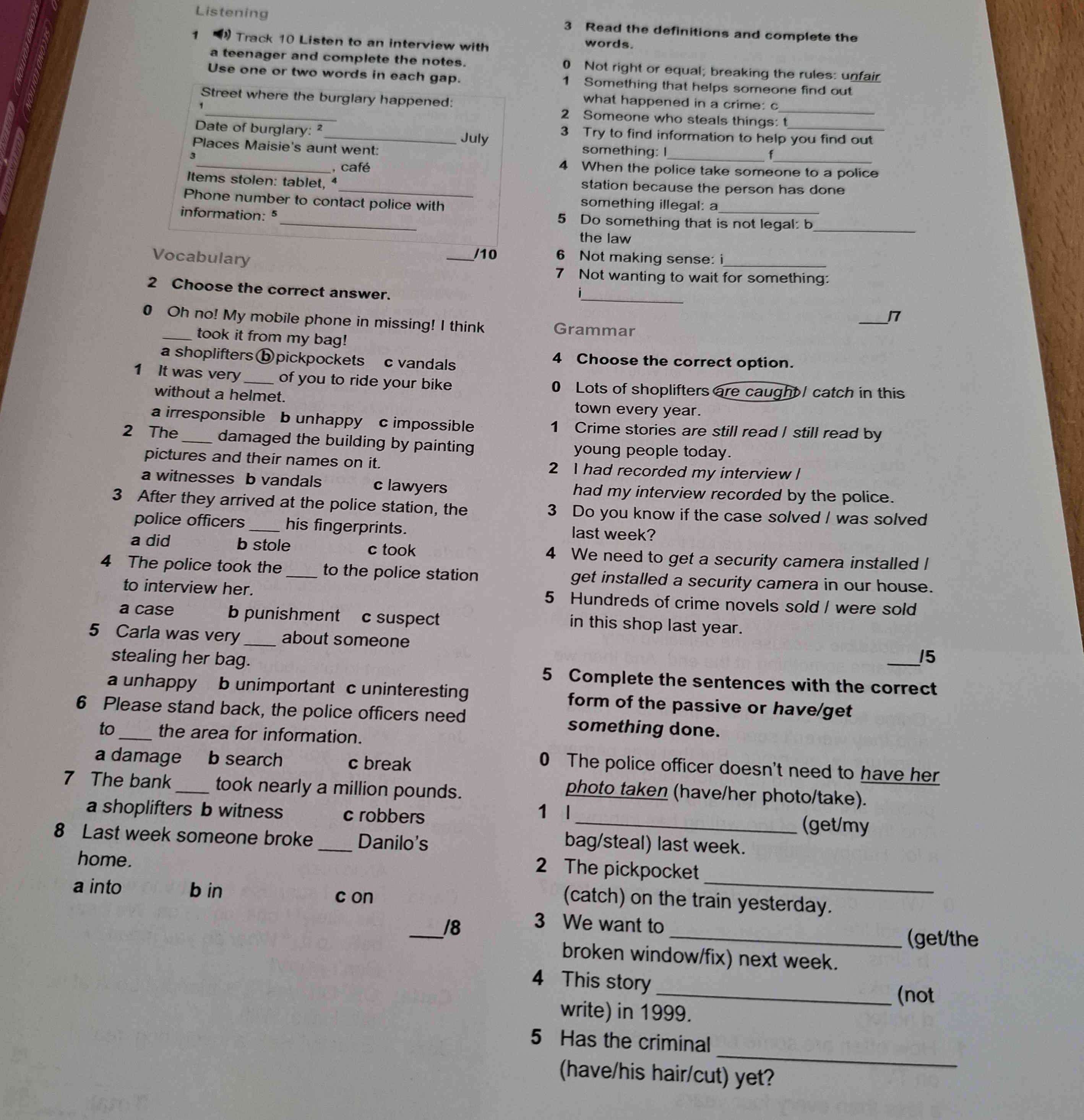 1 Track 10 Listen to an interview with a | StudyX