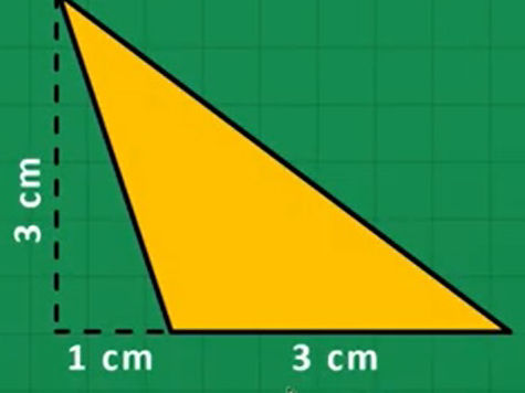 The image shows a triangle with dimensions | StudyX