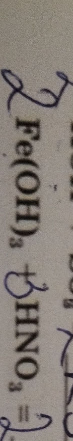 Fe(OH)3 + HNO3 Chemical Reaction | StudyX