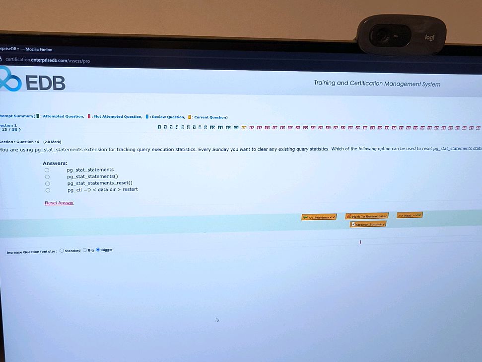 You are using pg_stat_statements extension | StudyX