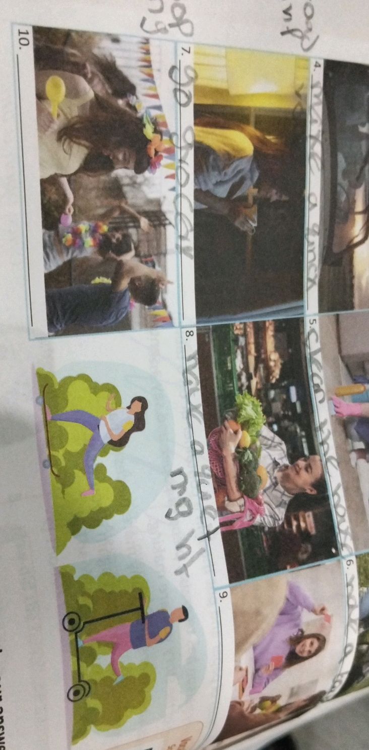 The image contains a series of pictures with | StudyX