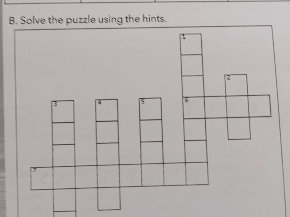 B. Solve the puzzle using the hints. | StudyX