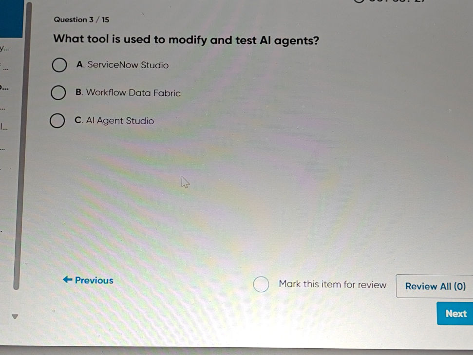 Question 3 / 15 What tool is used to modify | StudyX