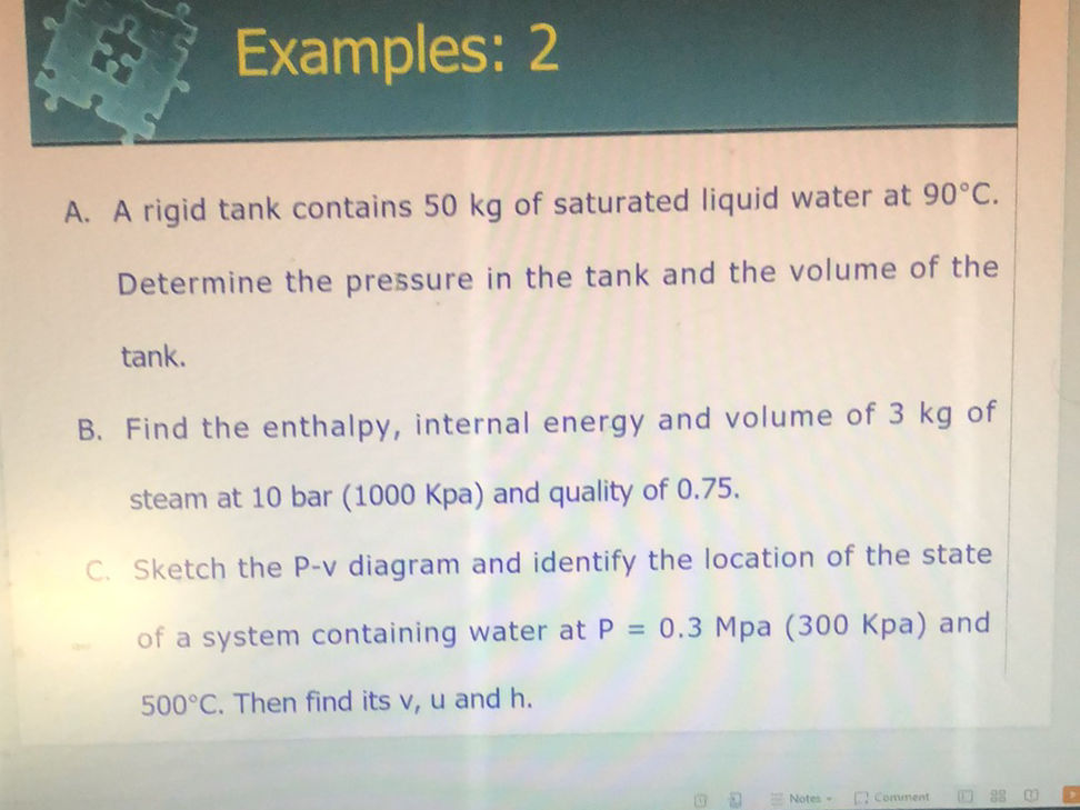 A. A rigid tank contains 50 kg of saturated | StudyX