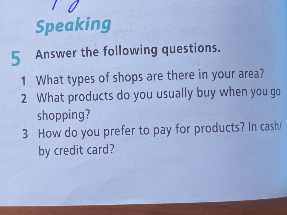 5 Answer the following questions. 1 What | StudyX