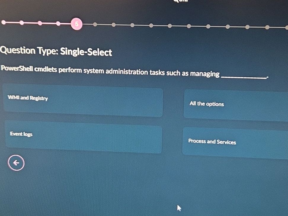 PowerShell cmdlets perform system | StudyX
