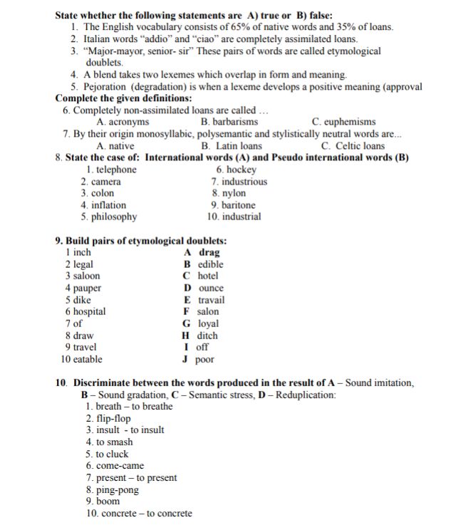 State whether the following statements are | StudyX
