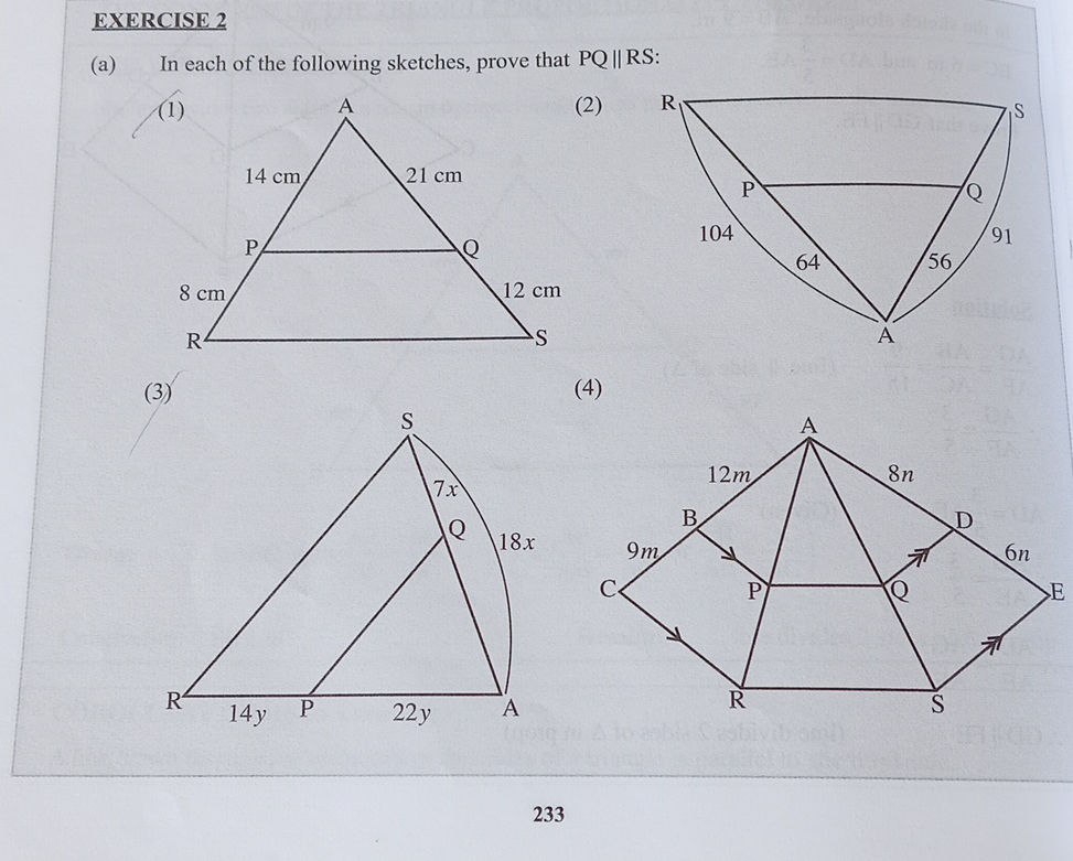 (a) In each of the following sketches, prove | StudyX