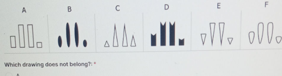 Logic Puzzle: Which drawing does not belong? | StudyX
