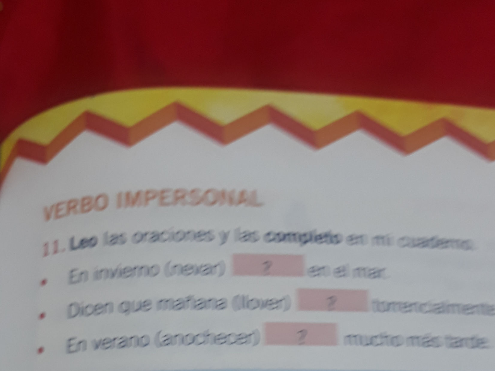 11. Leo las oraciones y las completio en mi | StudyX