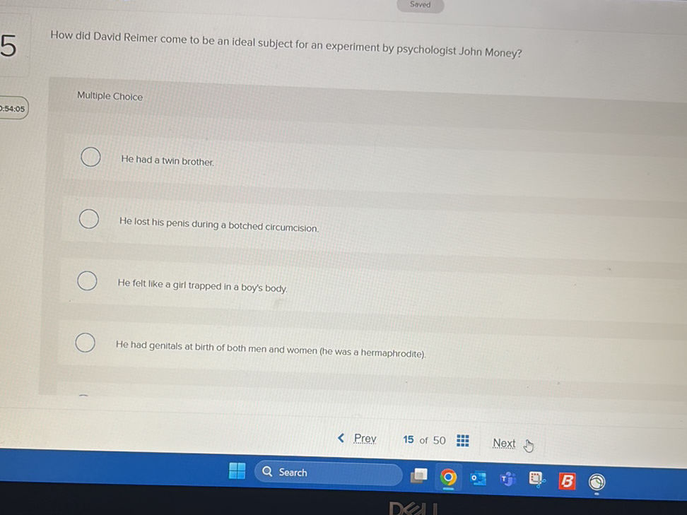 Soved How did David Reimer come to be an | StudyX