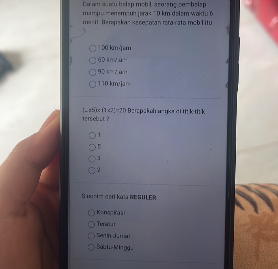 Dalam suatu balap mobil, seorang pembalap | StudyX