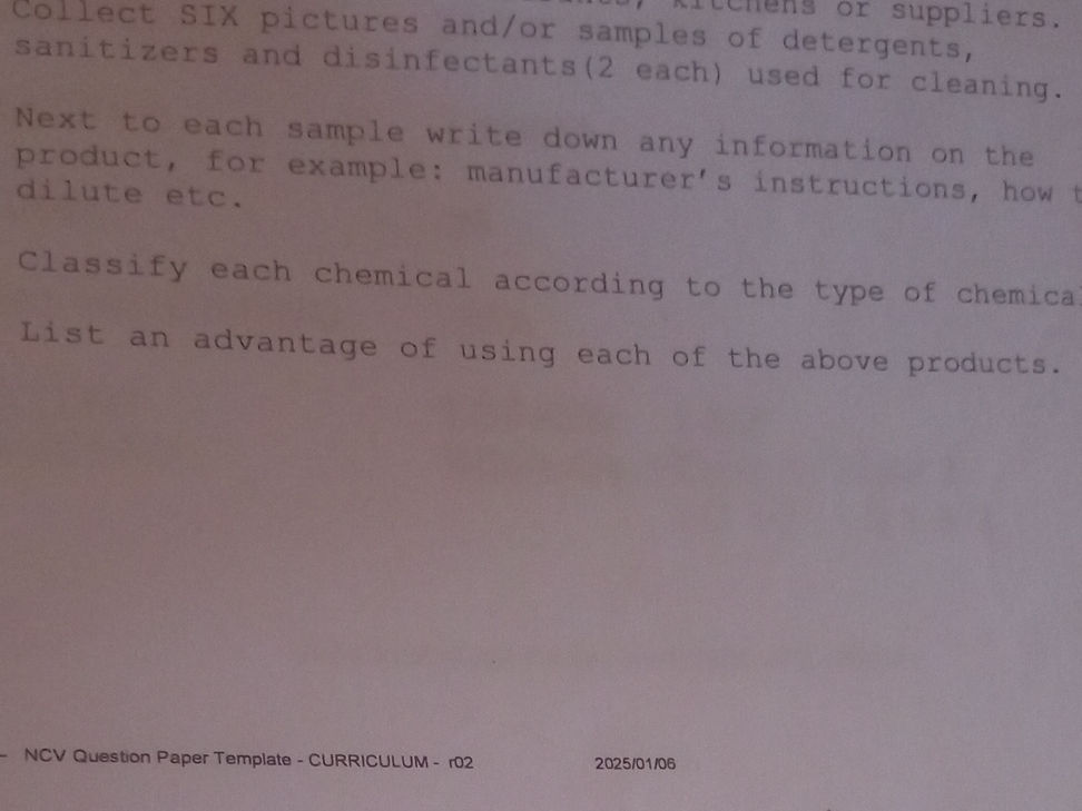 Collect SIX pictures and/or samples of | StudyX