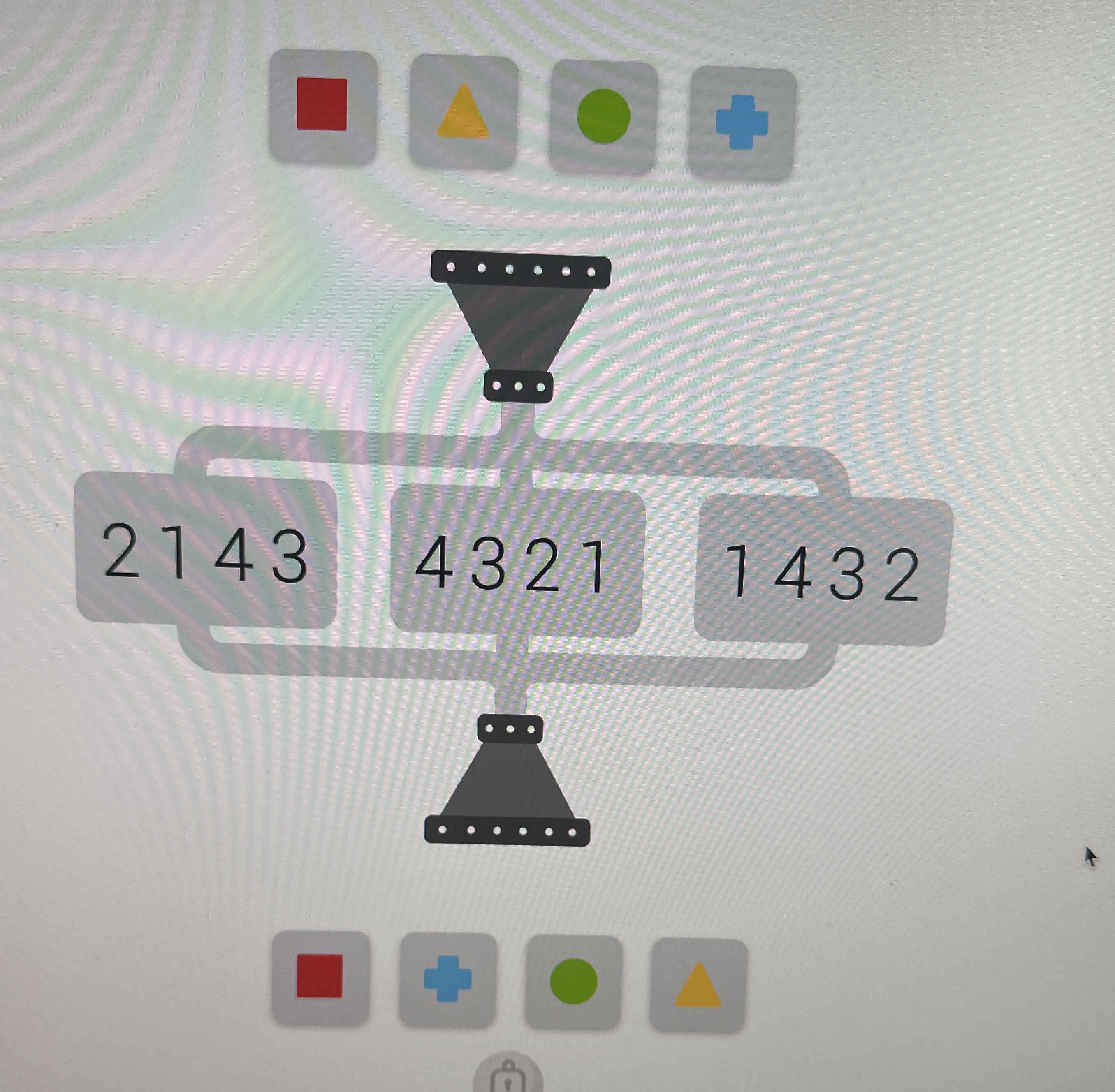 The image presents a visual puzzle or a | StudyX