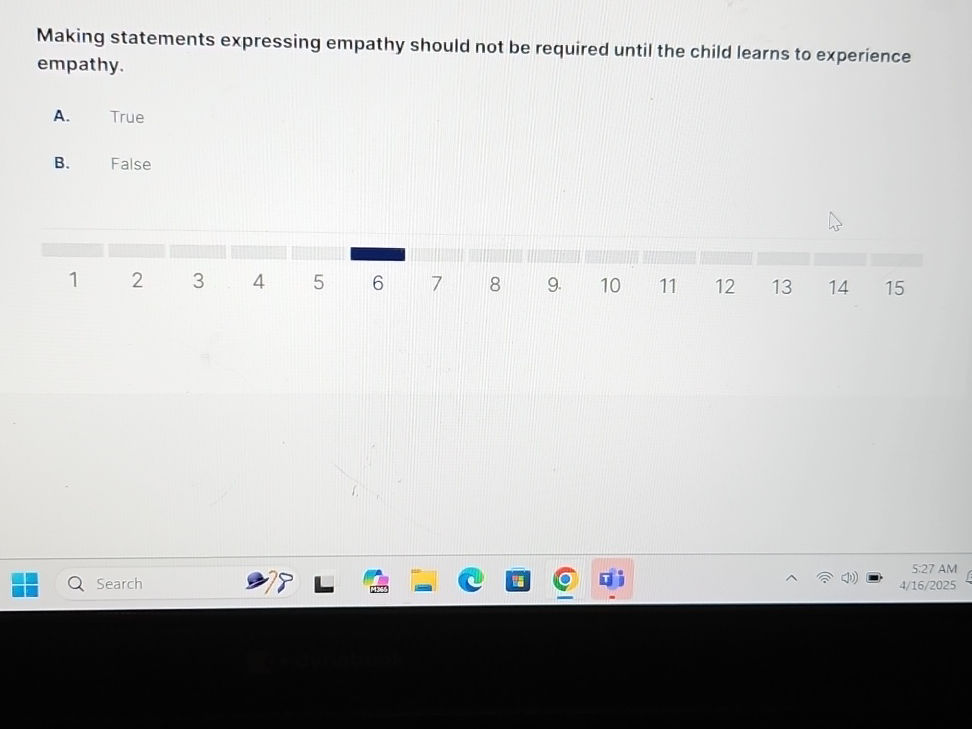 Making statements expressing empathy should | StudyX