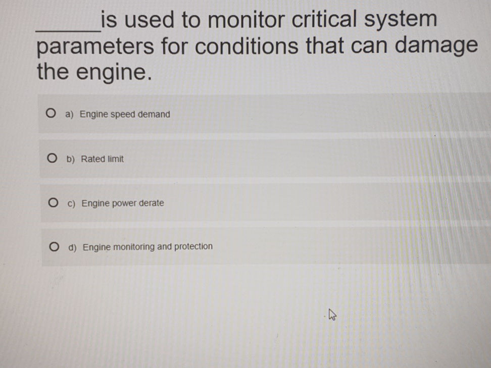 is used to monitor critical system | StudyX