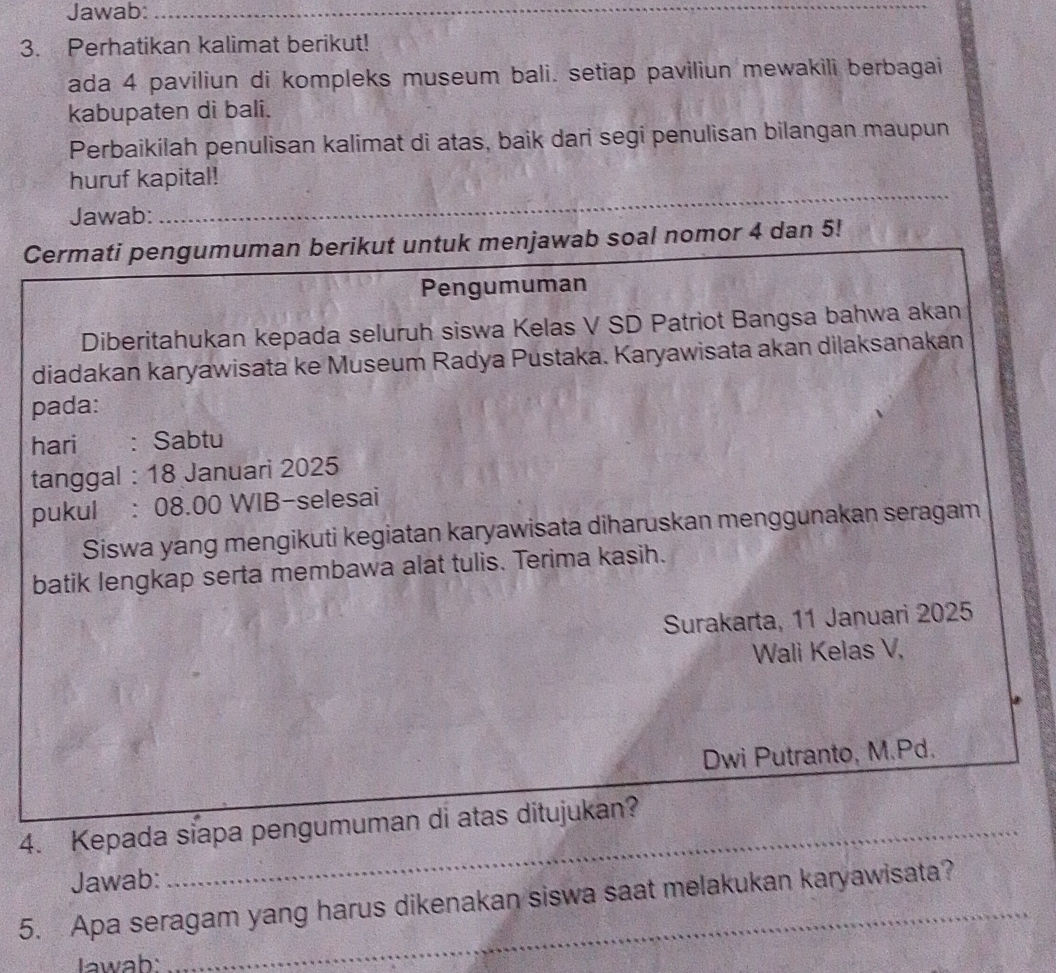 3. Perhatikan kalimat berikut! ada 4 | StudyX