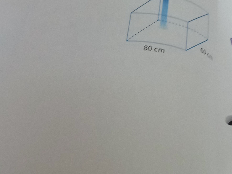 The image shows a 3D shape with dimensions | StudyX