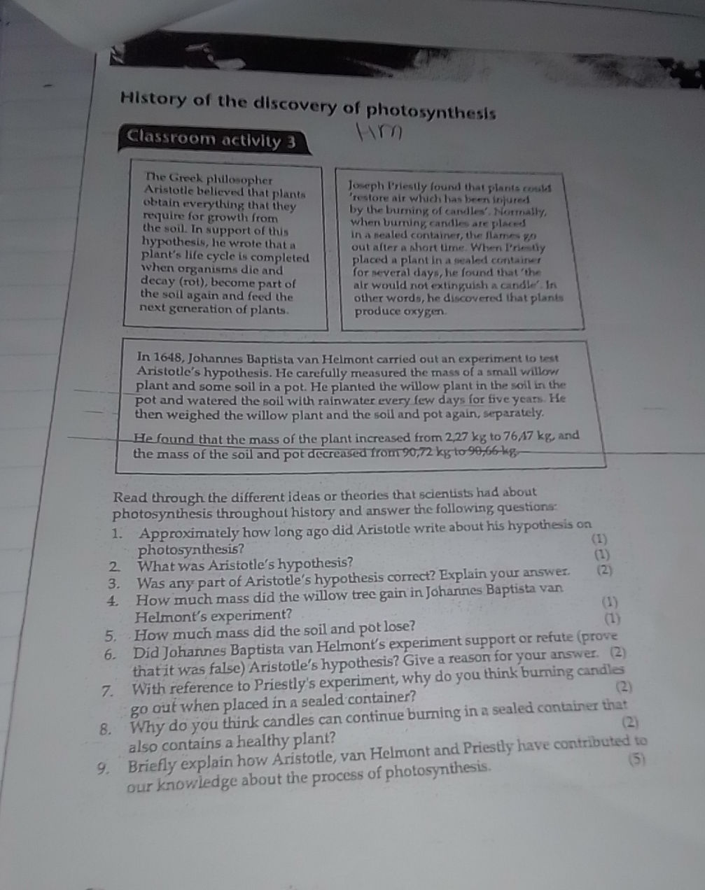 Read through the different ideas or theories | StudyX