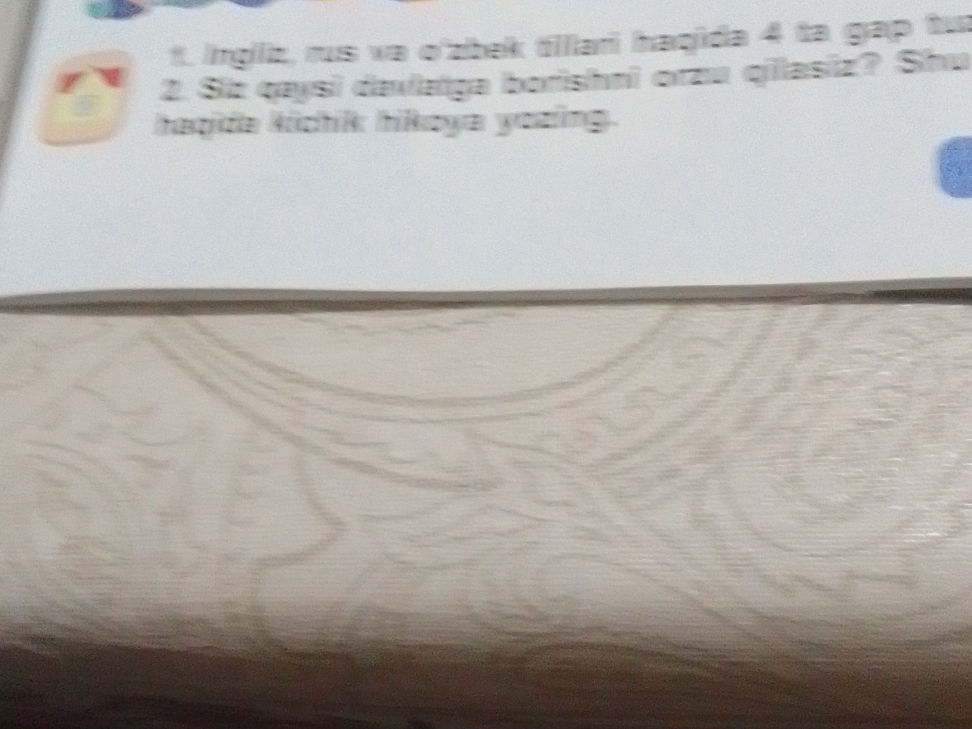 1. Ingilz rus wa ozhek tillami hagida 4 ta | StudyX