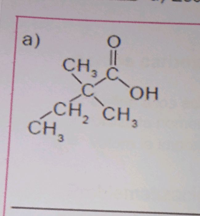 a) The image shows a chemical structure. | StudyX
