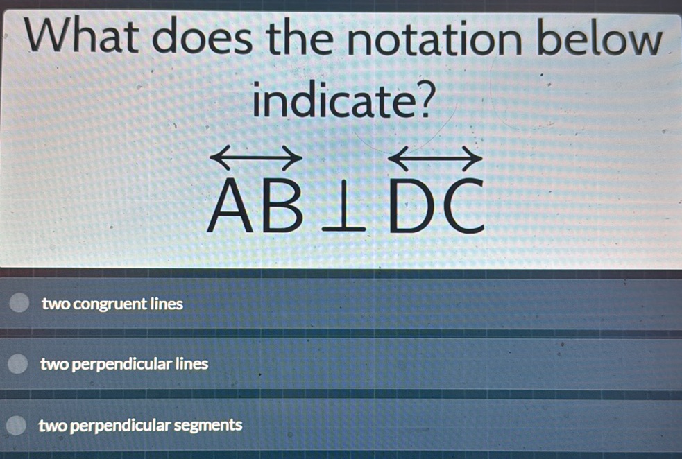 What does the notation below indicate? $ | StudyX