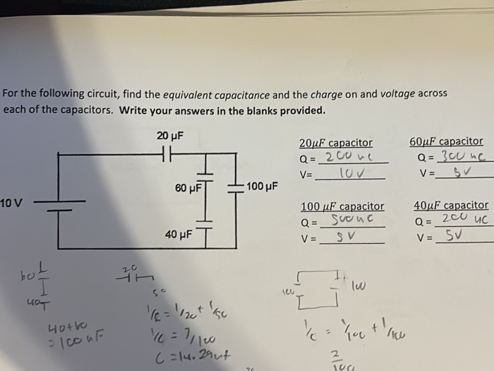 For the following circuit, find the | StudyX