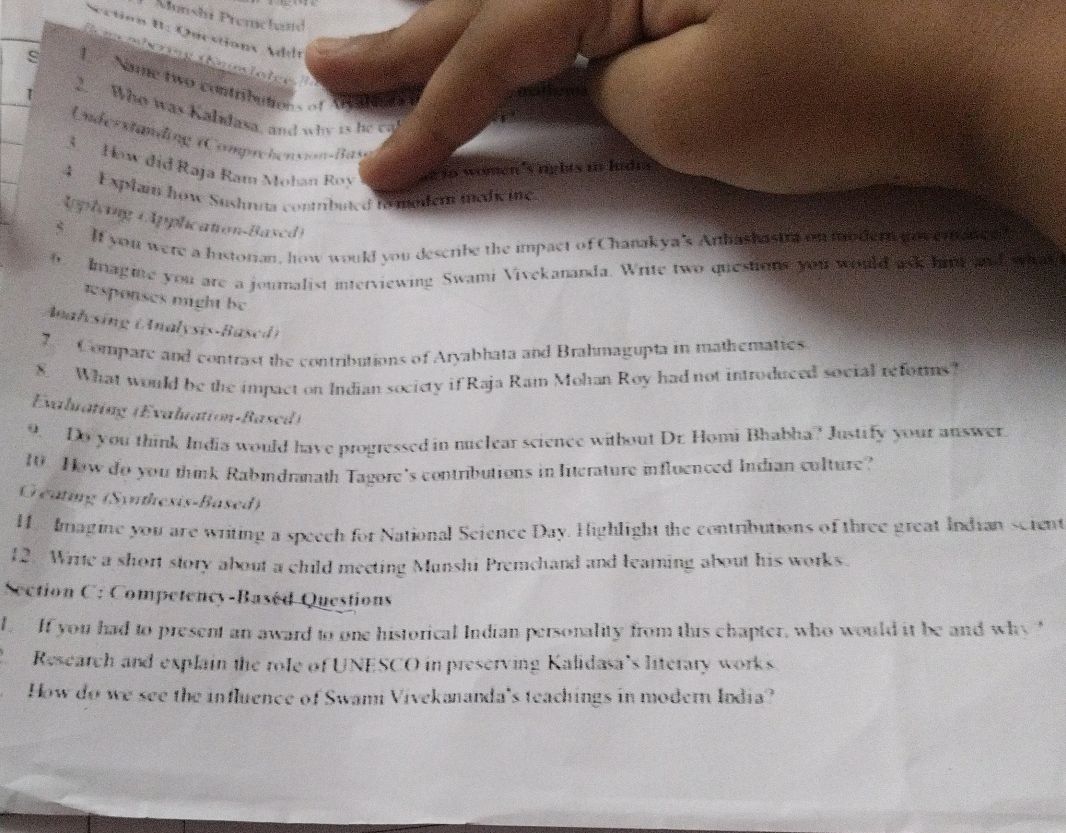 1. Name two contributions of 2. Who was | StudyX