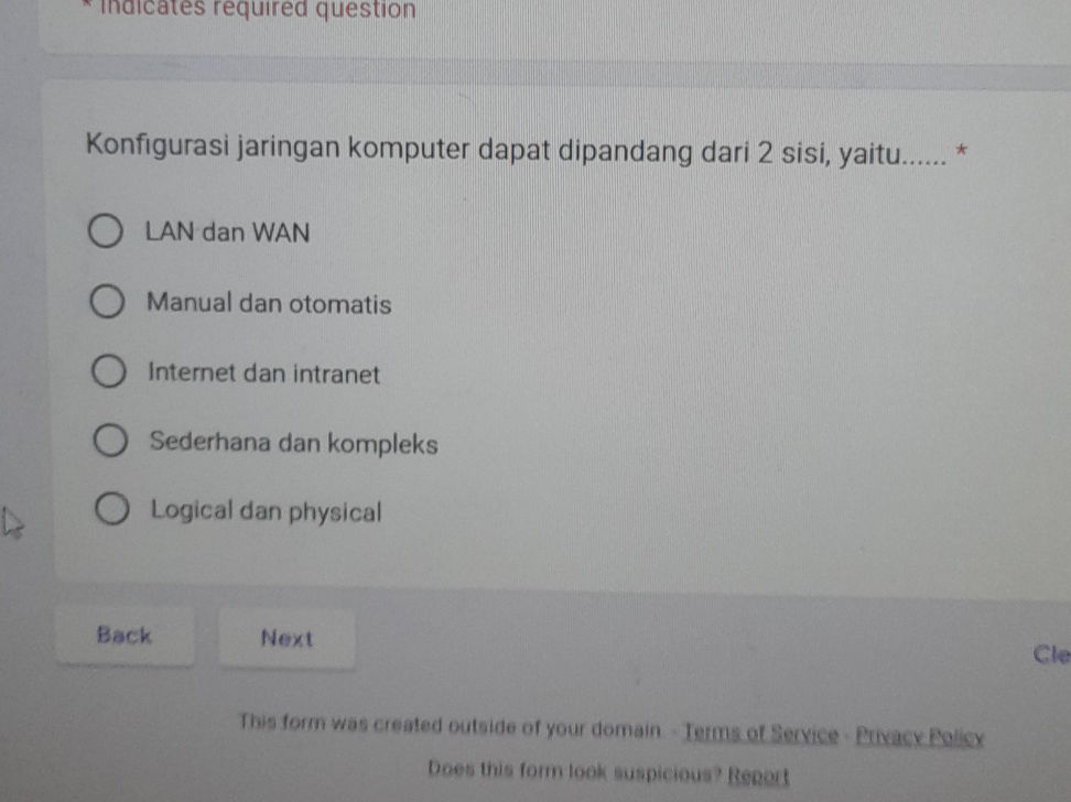 Konfigurasi jaringan komputer dapat | StudyX