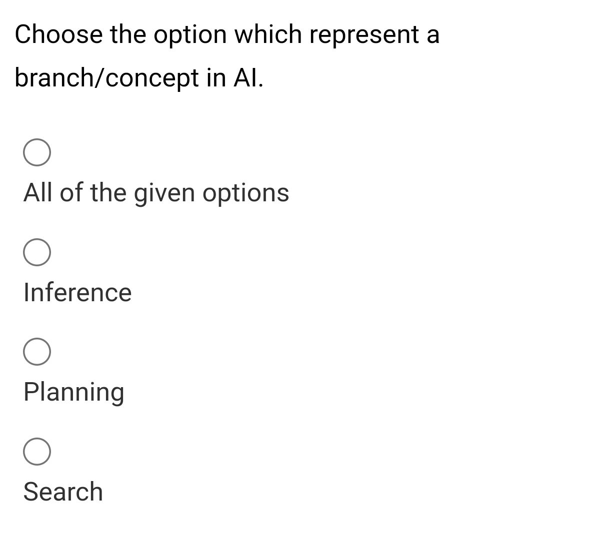 Choose the option which represent a | StudyX