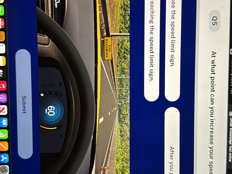 At what point can you increase your speed? | StudyX