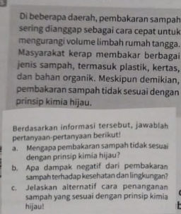 Berdasarkan informasi tersebut, jawablah | StudyX