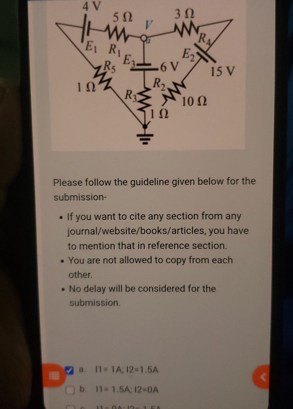 The image contains a circuit diagram with | StudyX