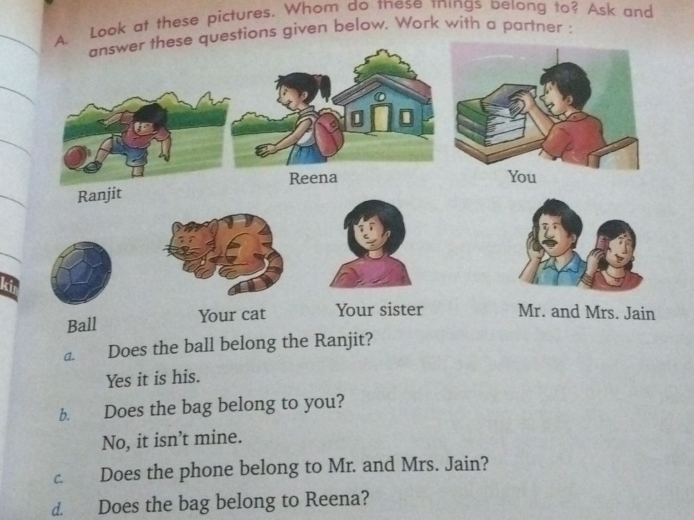 Look at these pictures. Whom do these things | StudyX