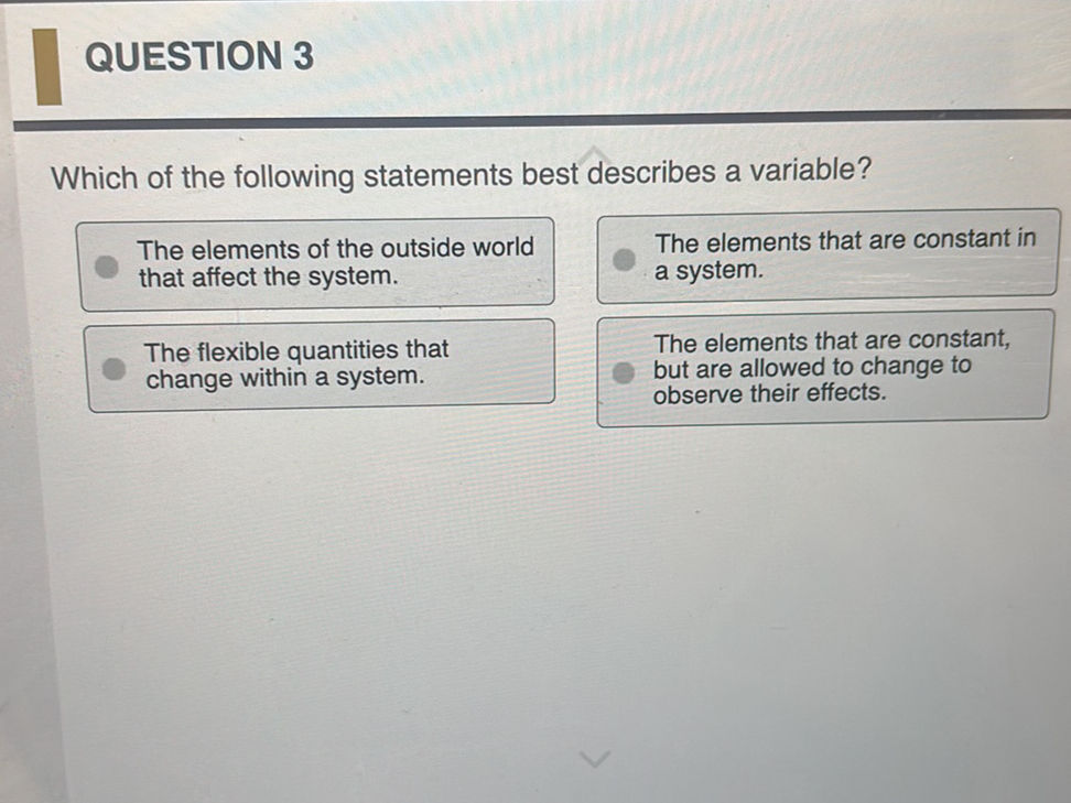 Which of the following statements best | StudyX