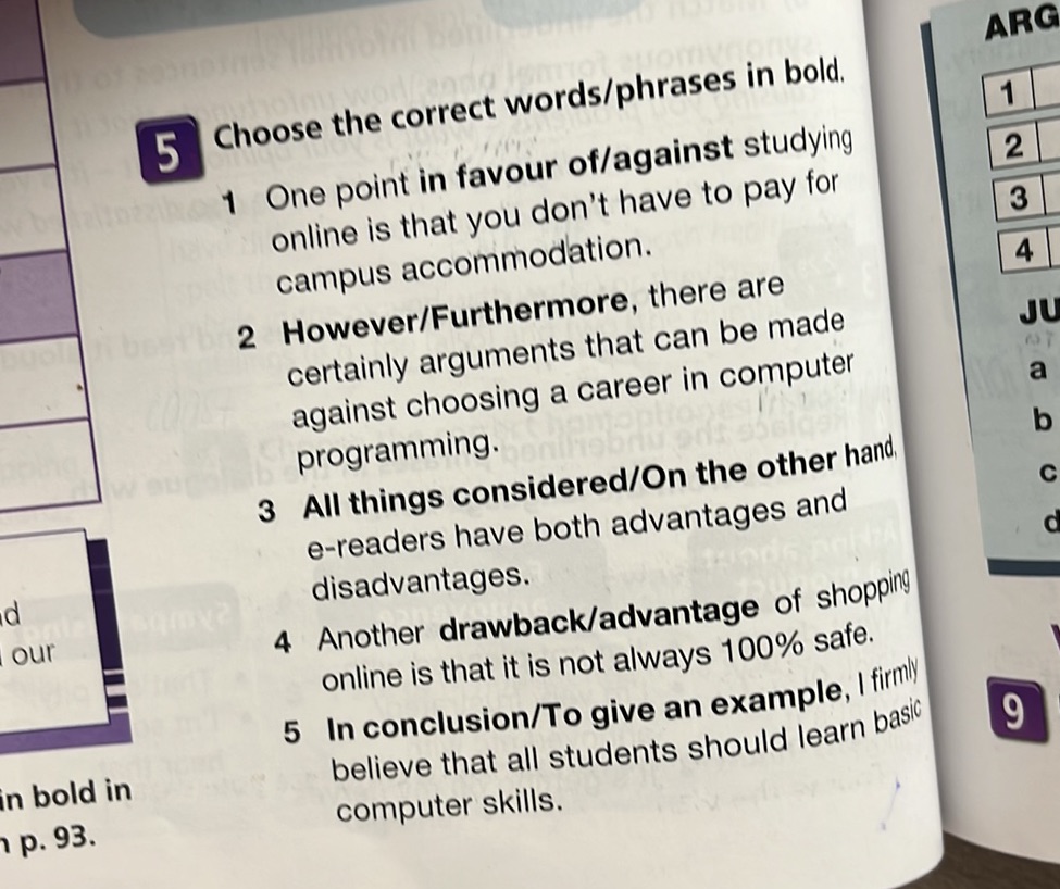 Choose the correct words/phrases in bold. 1 | StudyX