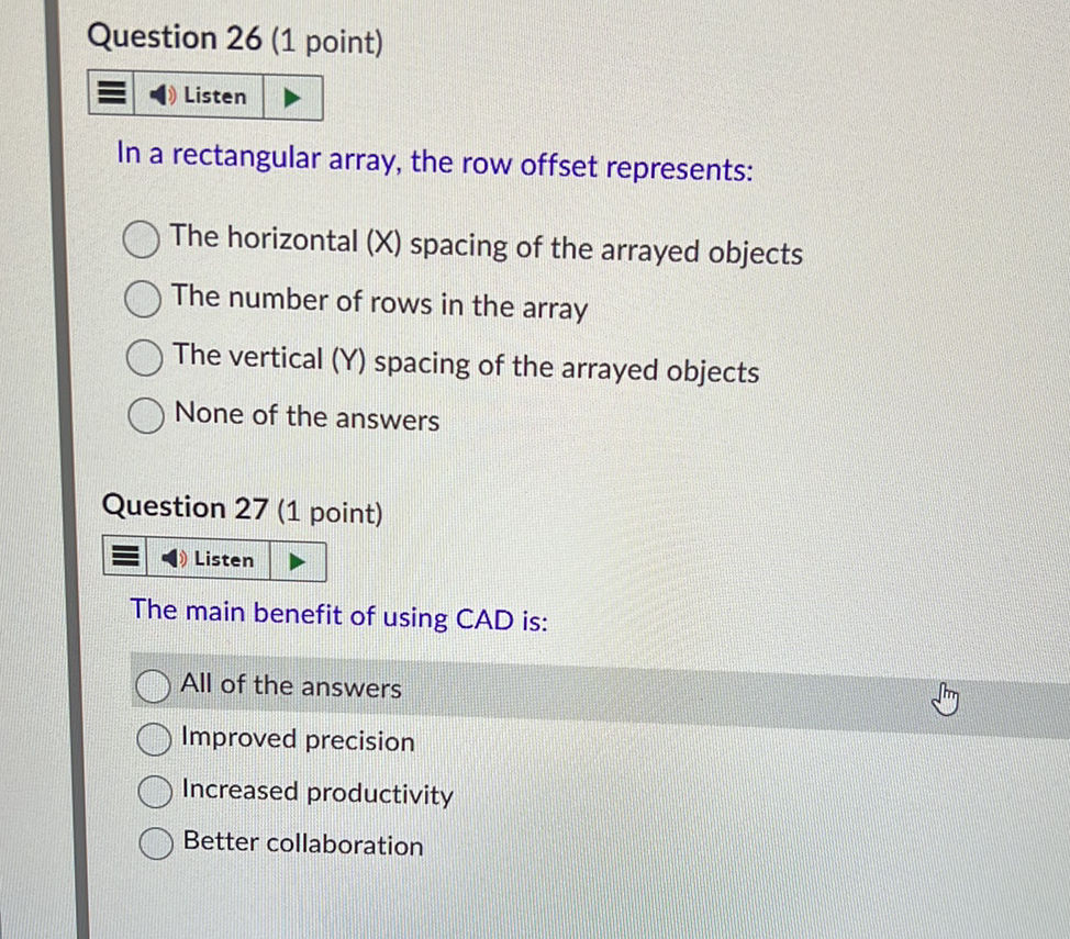 Question 26 (1 point) In a rectangular | StudyX