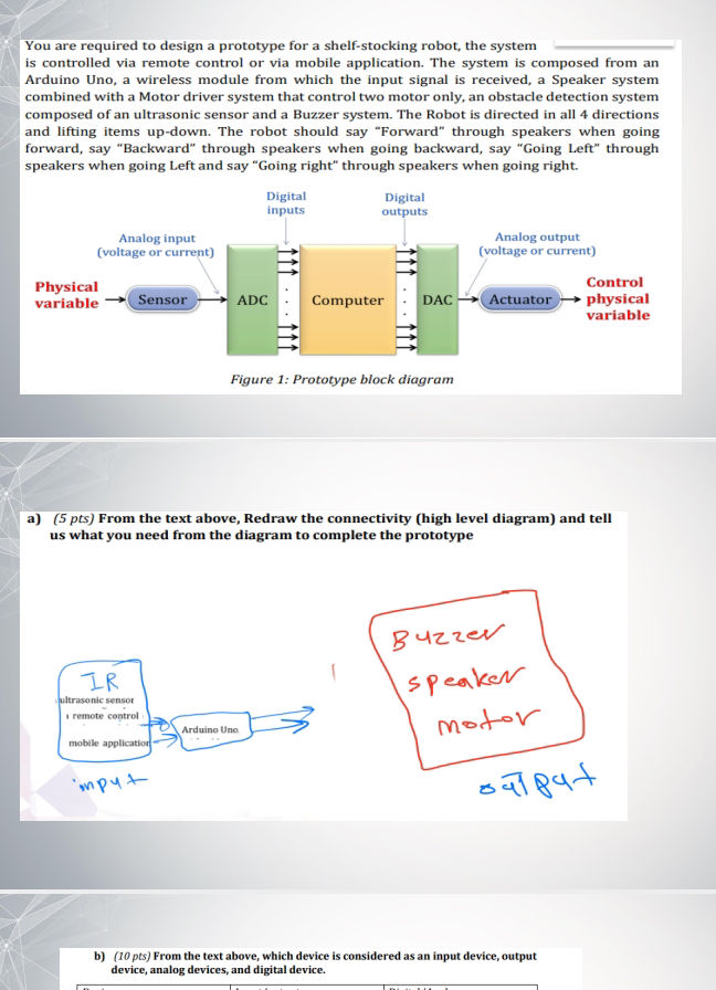 You are required to design a prototype for a | StudyX