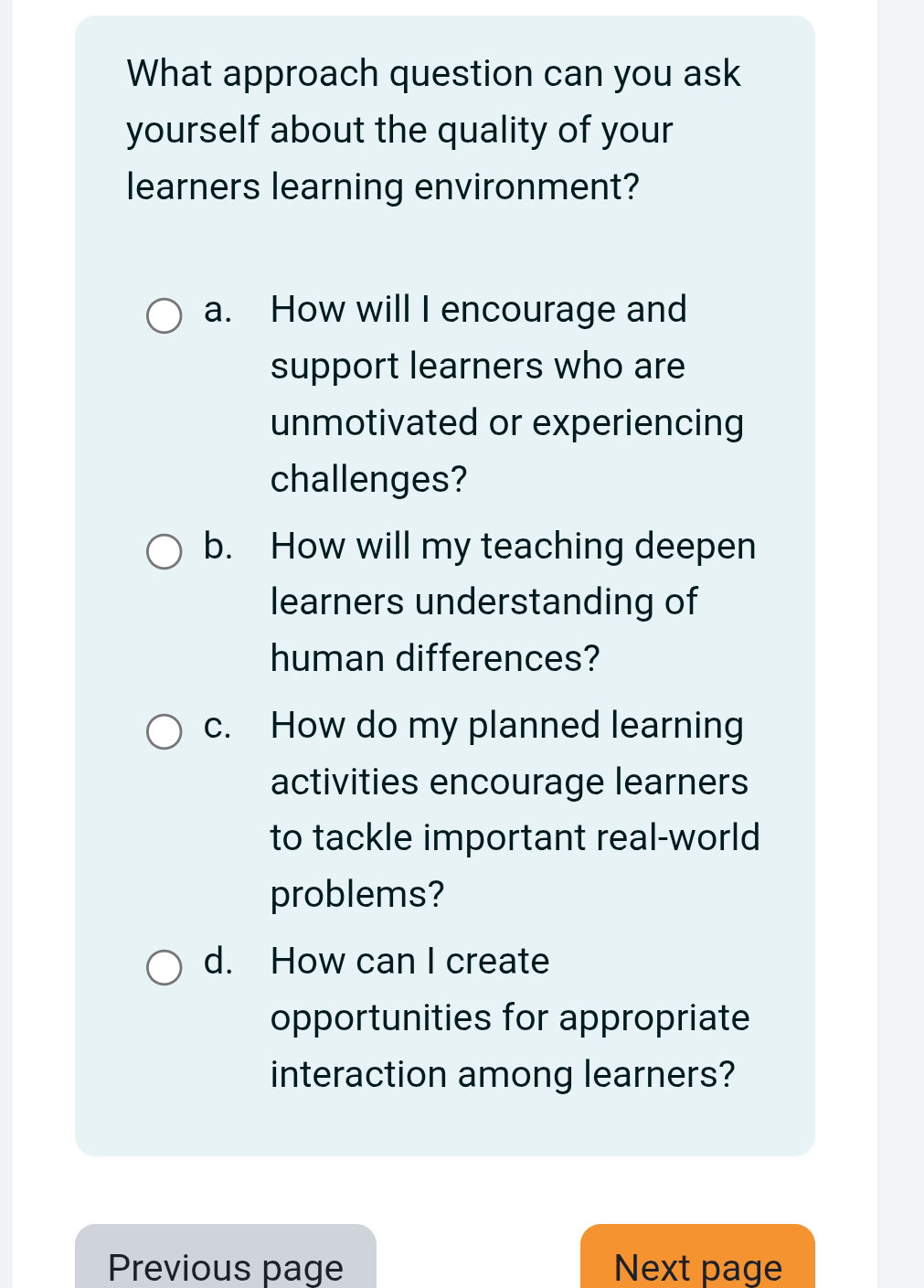 What approach question can you ask yourself | StudyX