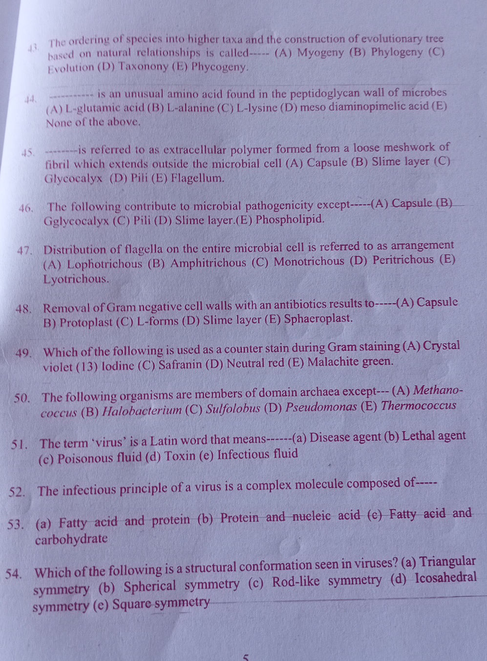 43. The ordering of species into higher taxa | StudyX